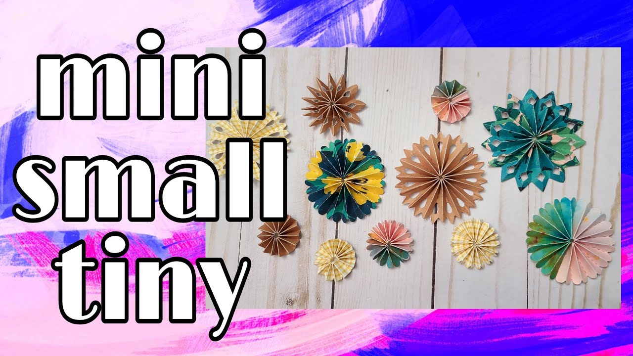 Easy Fast way to make MINI Rosettes! Tutorial - YouTube