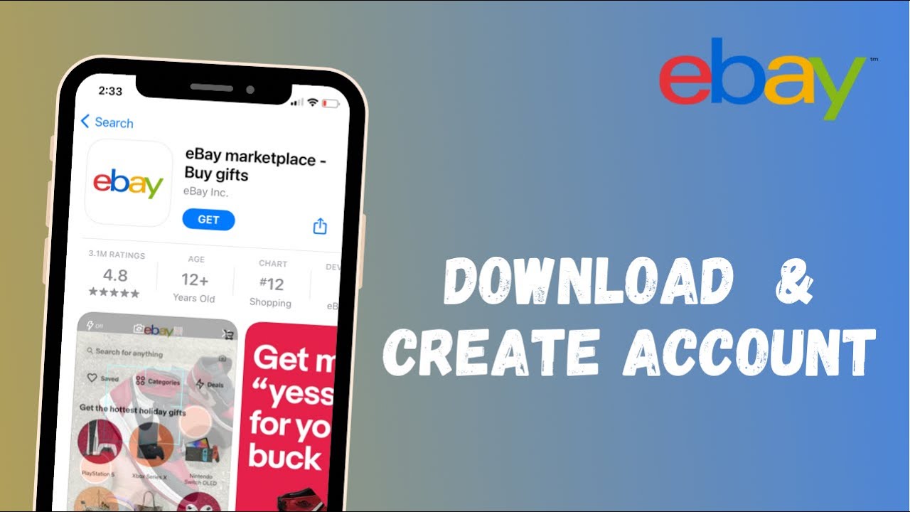 How to Download and Install eBay App on your Mobile - YouTube