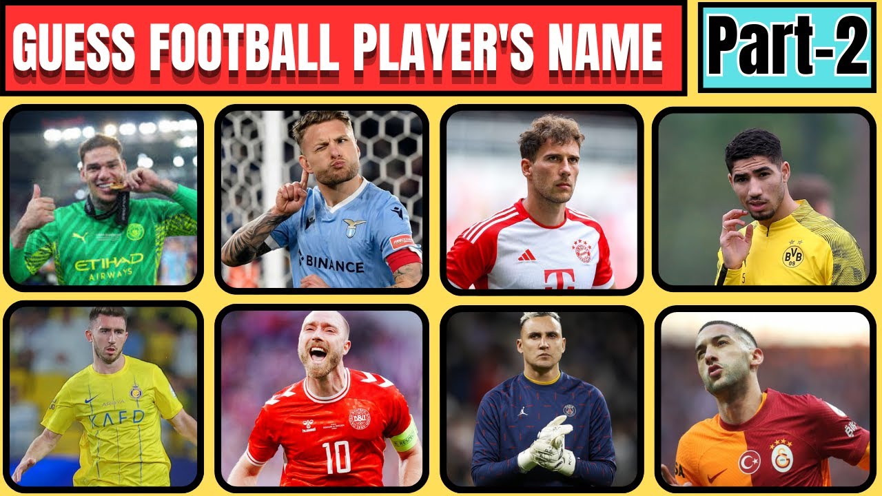 Guess The Football Player | Guess The Footballer | Hard Level (Part-2 ...