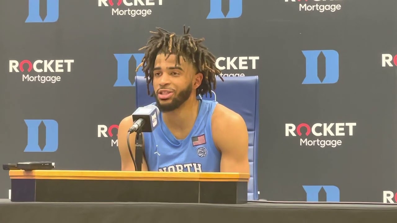 R.J. Davis Post-Duke Press Conference - YouTube