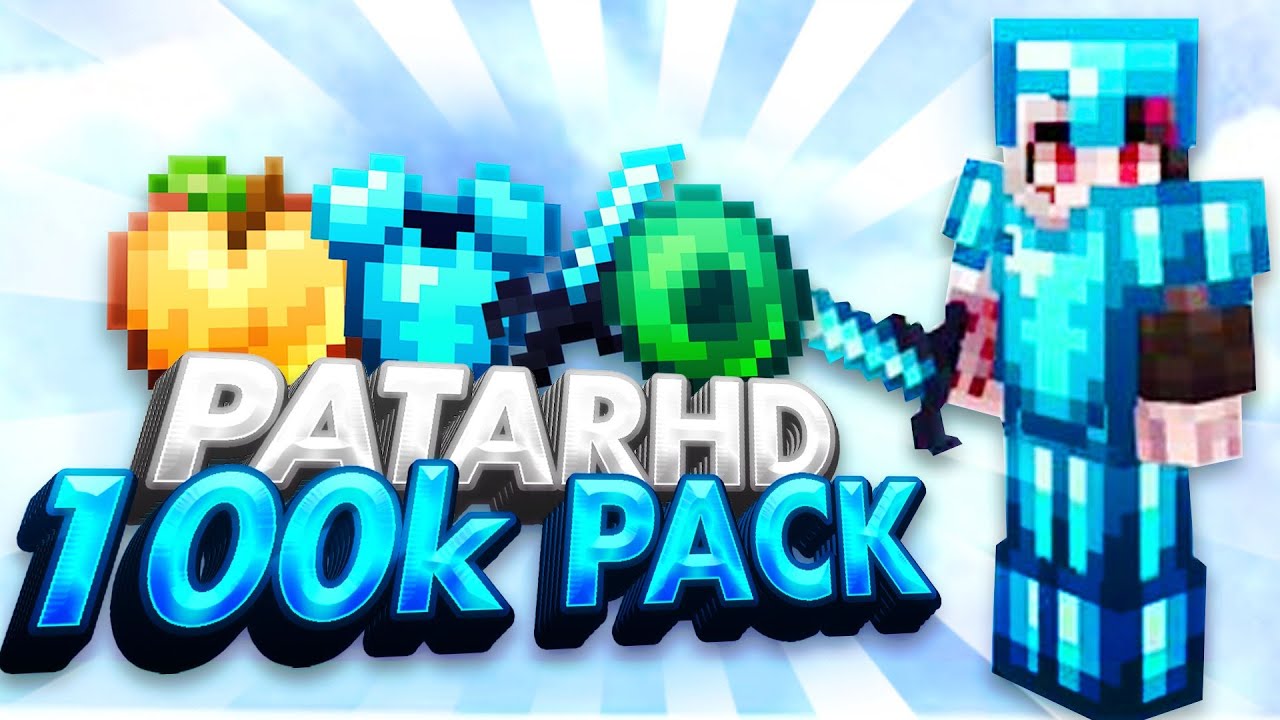 Using PatarHD 100k Texture Pack to DESTROY in Hive Skywars - YouTube