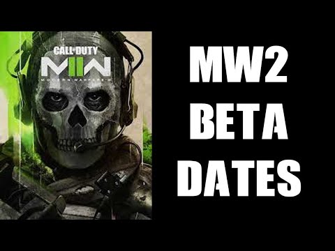 COD MW2 2022 Modern Warfare II Early Access & Open Beta Dates Announced ...