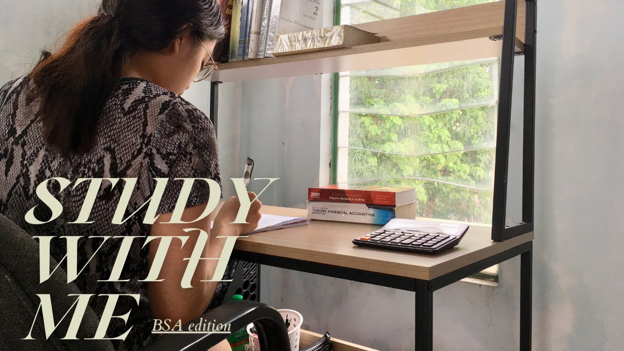 Study with me & some tips (Accountancy edition) | Philippines - YouTube
