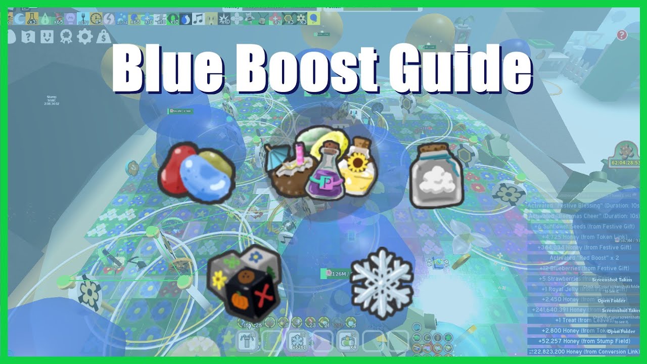 Blue Boost Guide! - Bee Swarm Simulator - YouTube