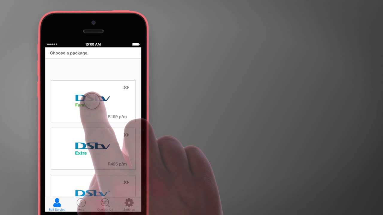 How to use DStv Self Service on your iOS device - YouTube
