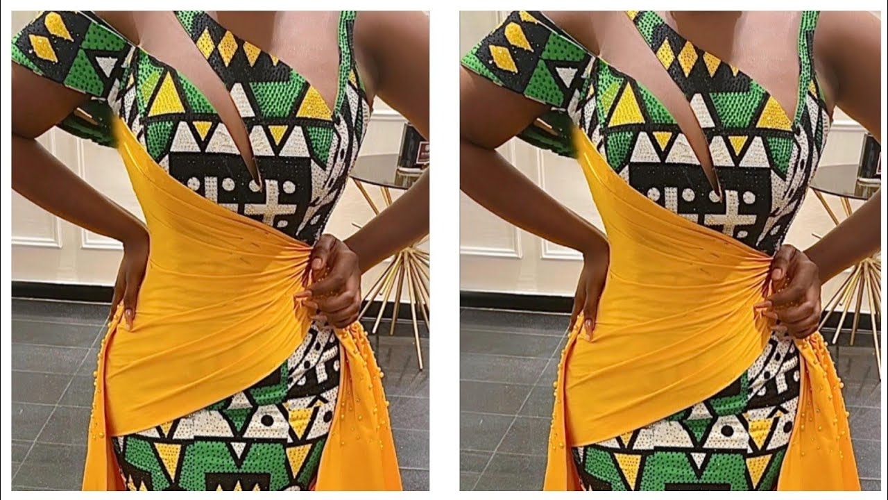 TRENDY WAIST DRAPES || DETAILED Cutting and Sewing - YouTube