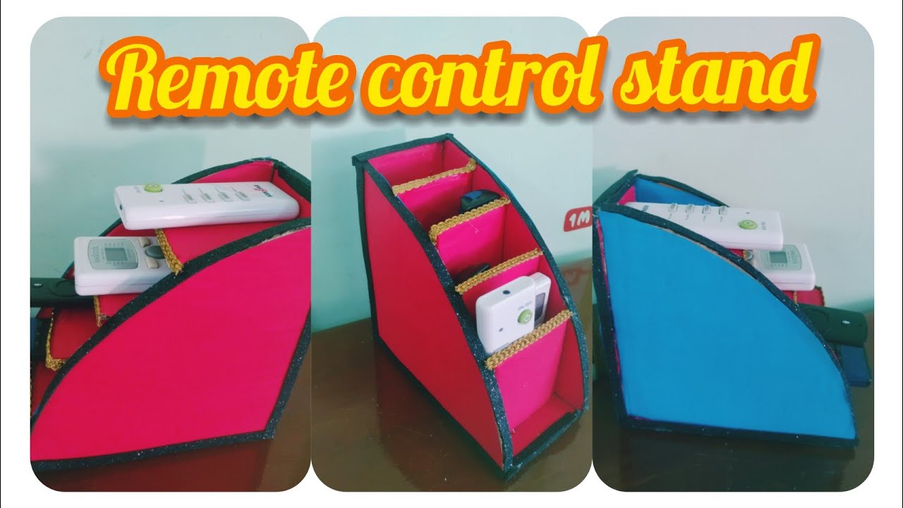 how to make Remote Control Stand || DIY || Waste material - YouTube