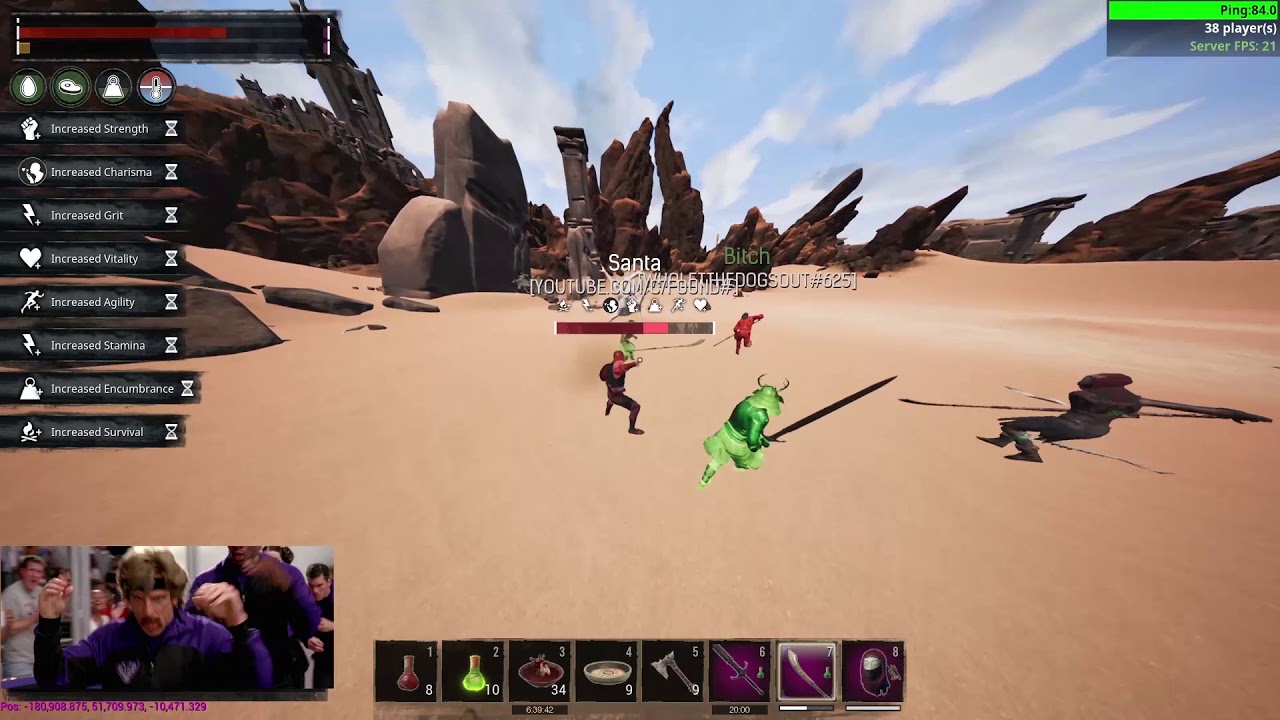 Conan Exiles PVP - Dogs of the Desert (Vengeance Wipe) - YouTube