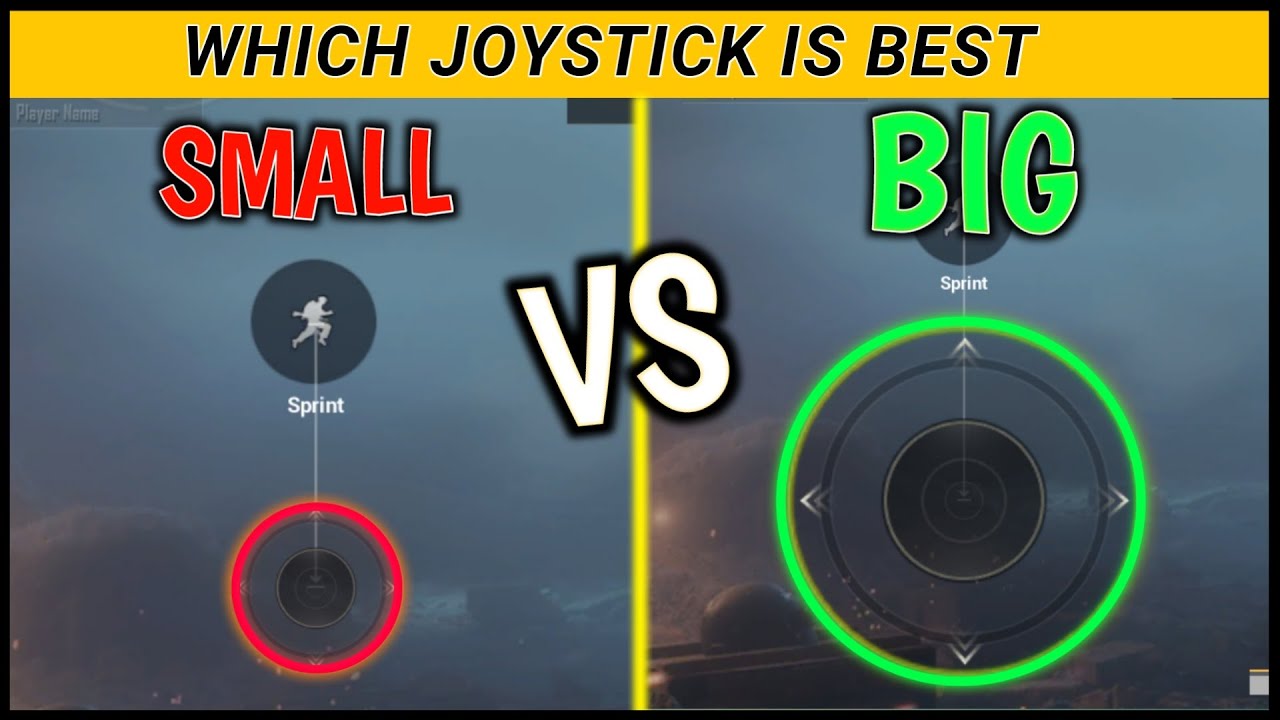 How To Find Your Joystick Best Size And Position Tutorial | Big Vs ...