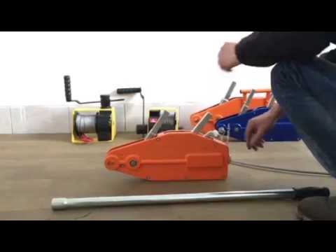 Cable Pulling Winch - YouTube