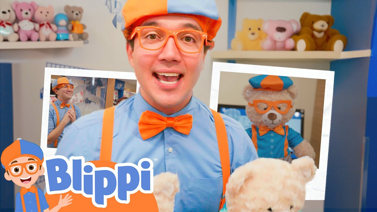 Blippi Builds His Own Bear at Build-A-Bear Workshop! 🧸 Fun Adventures ...