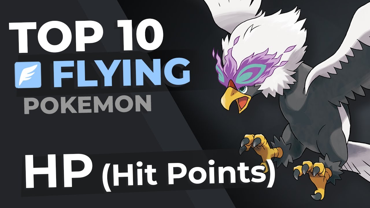 Top 10 Flying Pokemon - Highest HP - YouTube