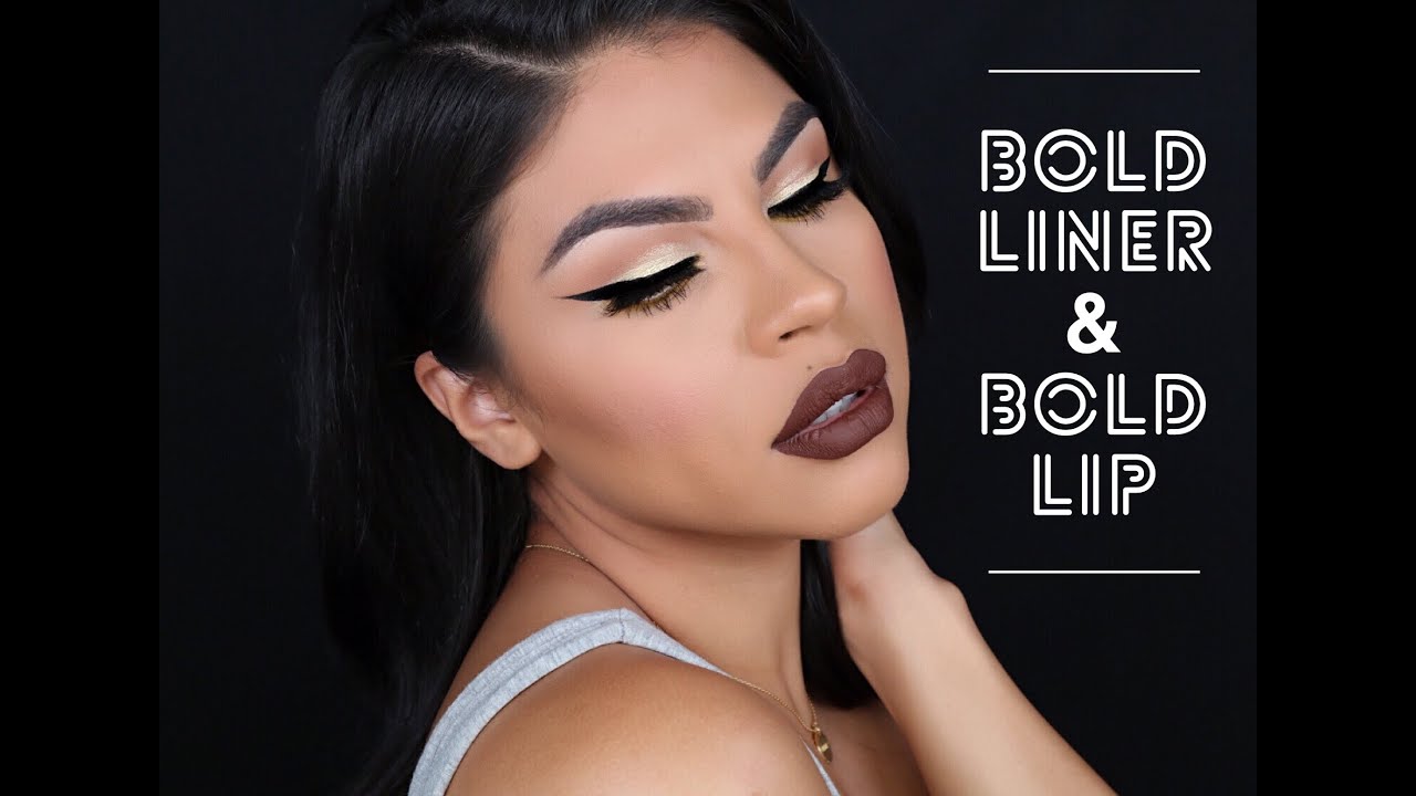 Bold liner & Bold lip - YouTube