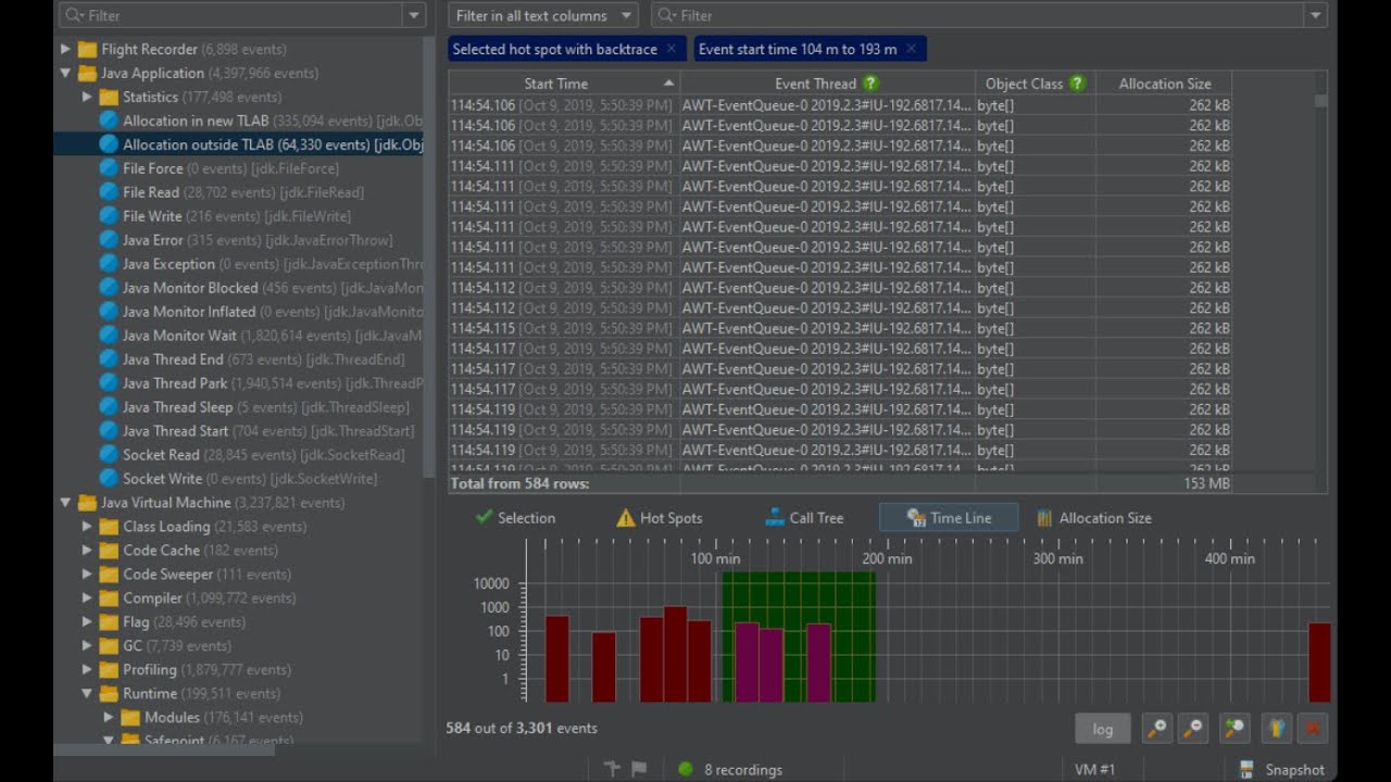 Enhanced JFR snapshot analysis with JProfiler - YouTube