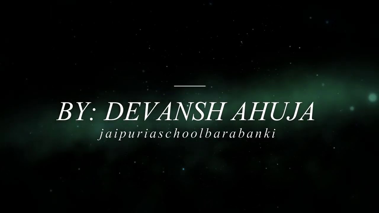 Choreography Round For Class 4 & 5 By: Devansh Ahuja - YouTube