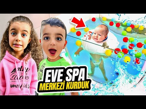 POYRAZ ELİF KARDEŞİ ELA İÇİN EVE SPA MERKEZİ KURDU!!