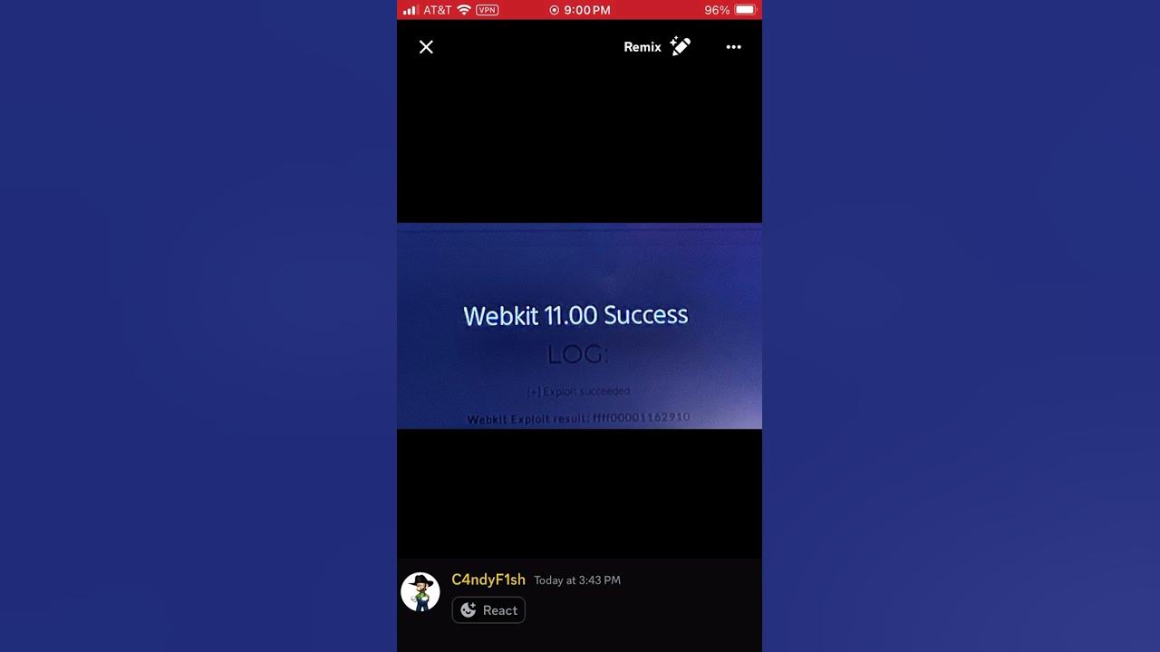 PS4 11.00 WebKit Exploit - YouTube