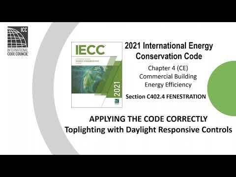 IECC 2021 Commercial Energy Efficiency - Fenestration - Toplighting ...