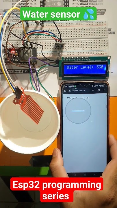 Water level indicator with esp32 #shortsvideo#shortsfeed#yiutubeshort#iotprojects#arduino - YouTube