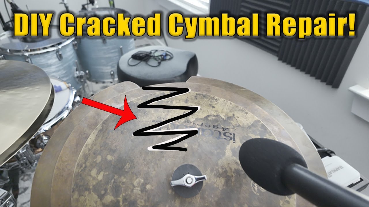 How to Fix a Cracked Cymbal Without Losing Sound – DIY Cymbal Repair ...