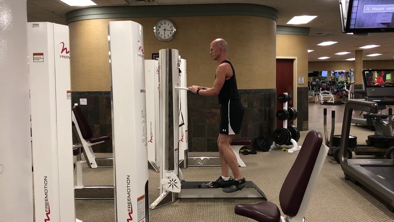 Free Motion Hamstring (Standing Leg Curl) - YouTube