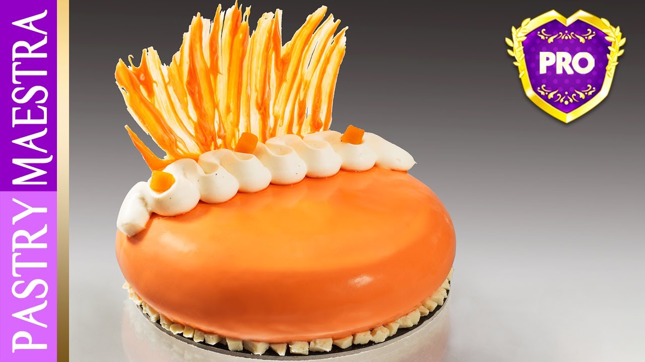 Mango and Orange Cheesecake Entremet | PRO tutorial |Pastry Maestra ...