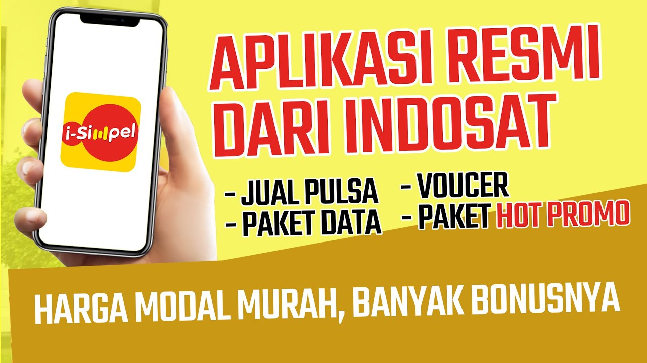 Jual Pulsa dan Kuota indosat pakai aplikasi resmi I-SIMPEL lebih untung ...