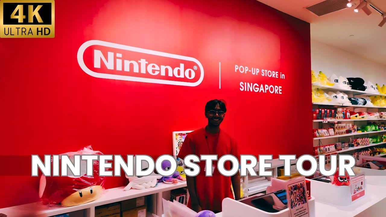Nintendo Pop Up Store in Singapore Jewel Changi Airport - FULL Tour [4K ...