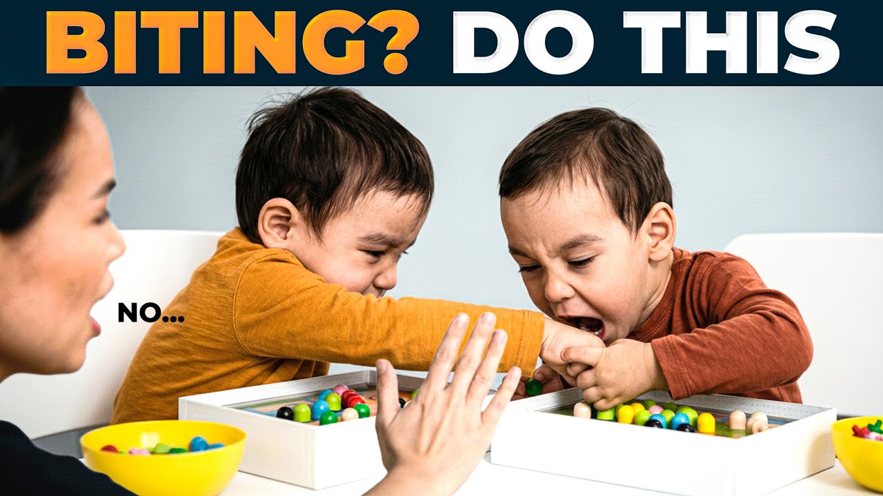 Say This To Get Your Toddler To Stop Biting (Without Yelling) - YouTube
