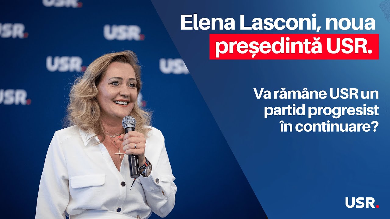 Elena Lasconi, noua președintă a USR. Va putea rămâne USR un partid ...