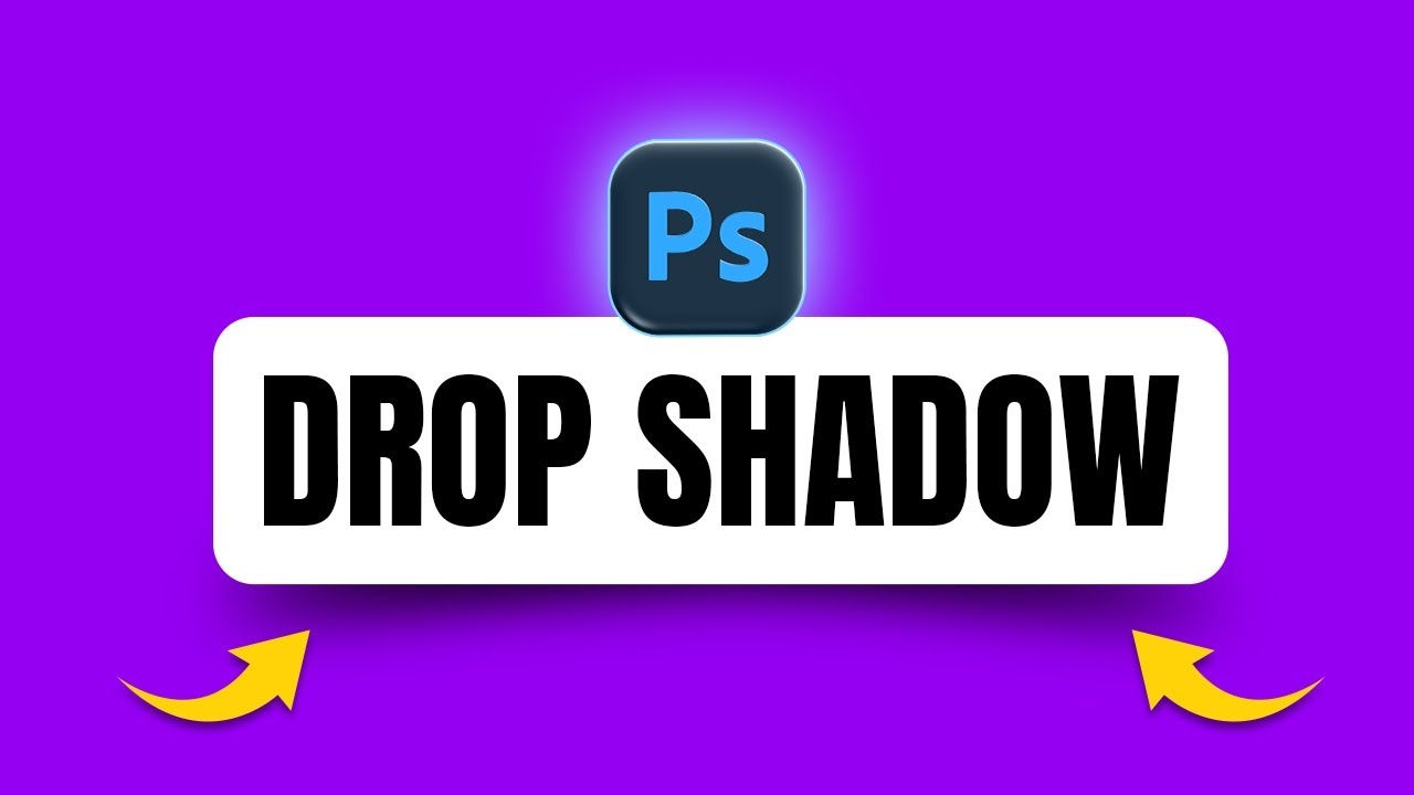 How To Create Easy Drop Shadow in PHOTOSHOP for Beginners - YouTube
