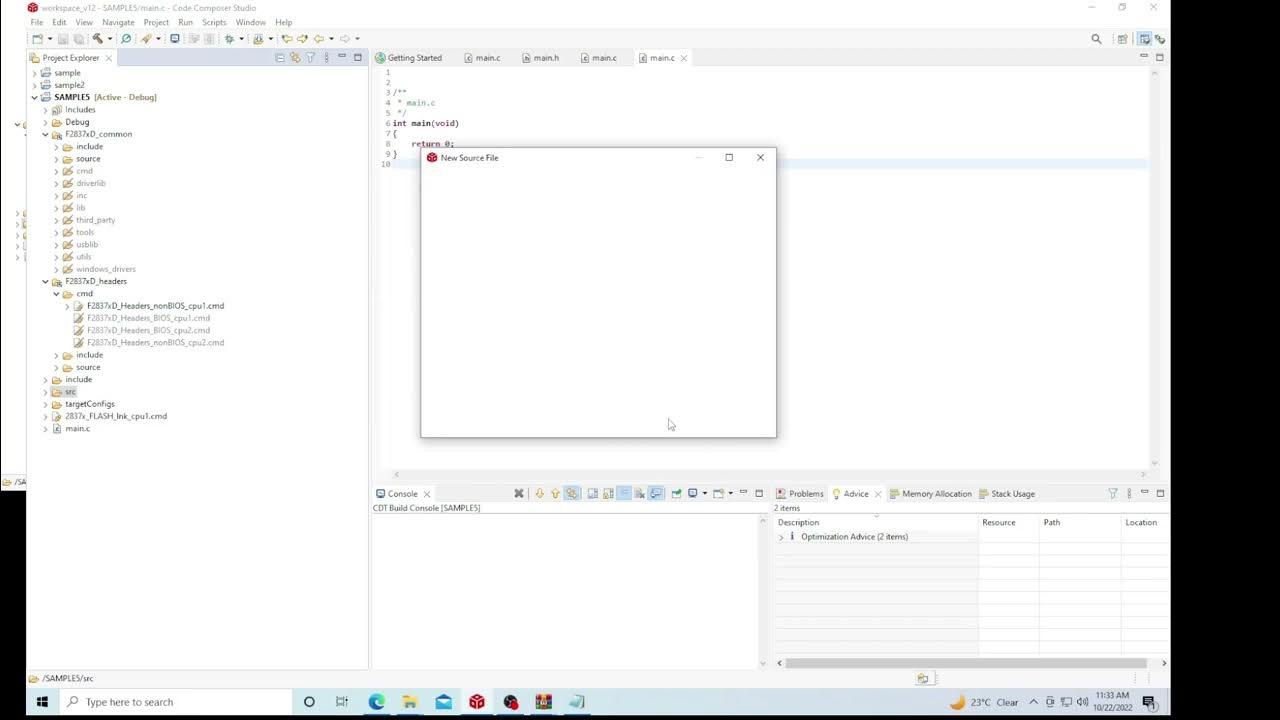 Launchxl F28379dbasic Setup Youtube