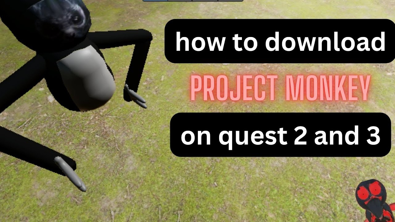 How to download project monkey on quest 2 and 3! (my game) - YouTube