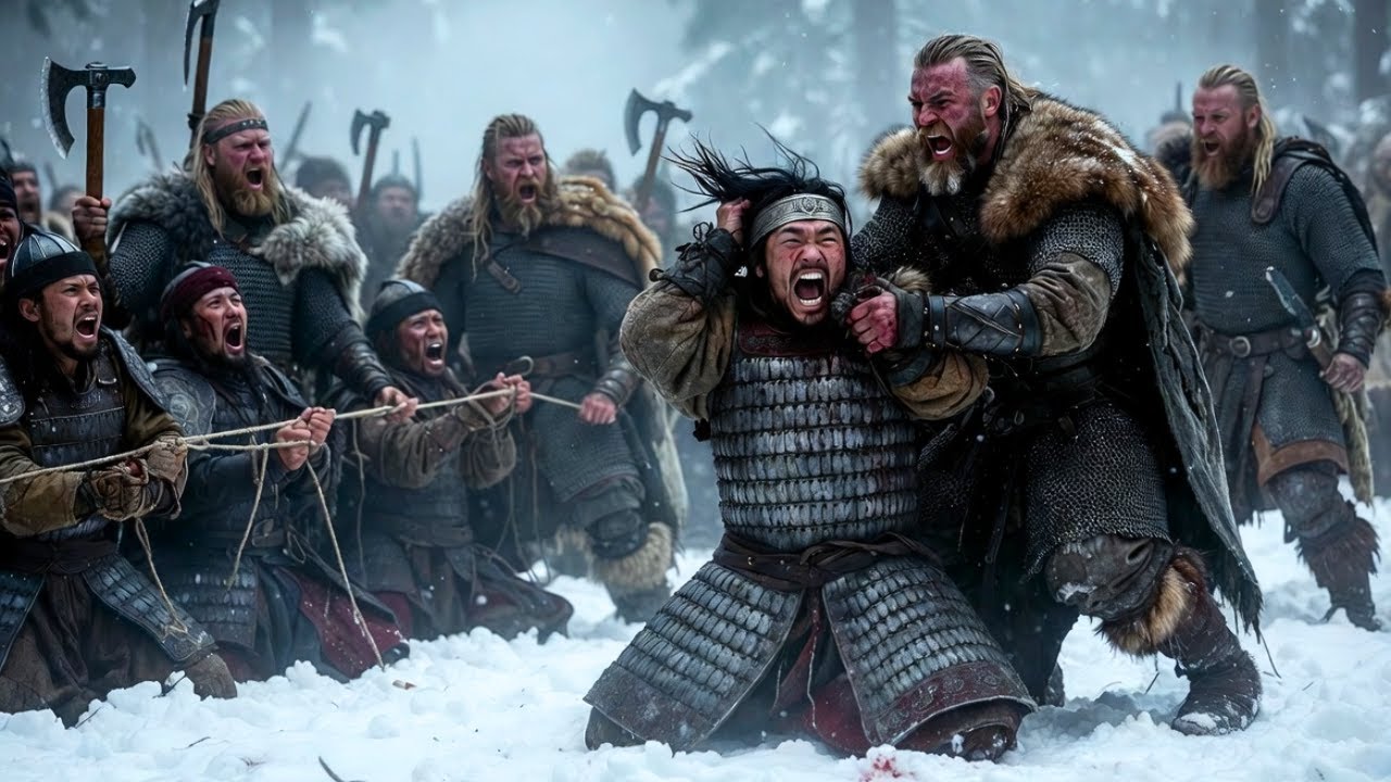 How 100 Vikings DESTROYED 10,000 Mongol Invaders (Impossible Victory ...