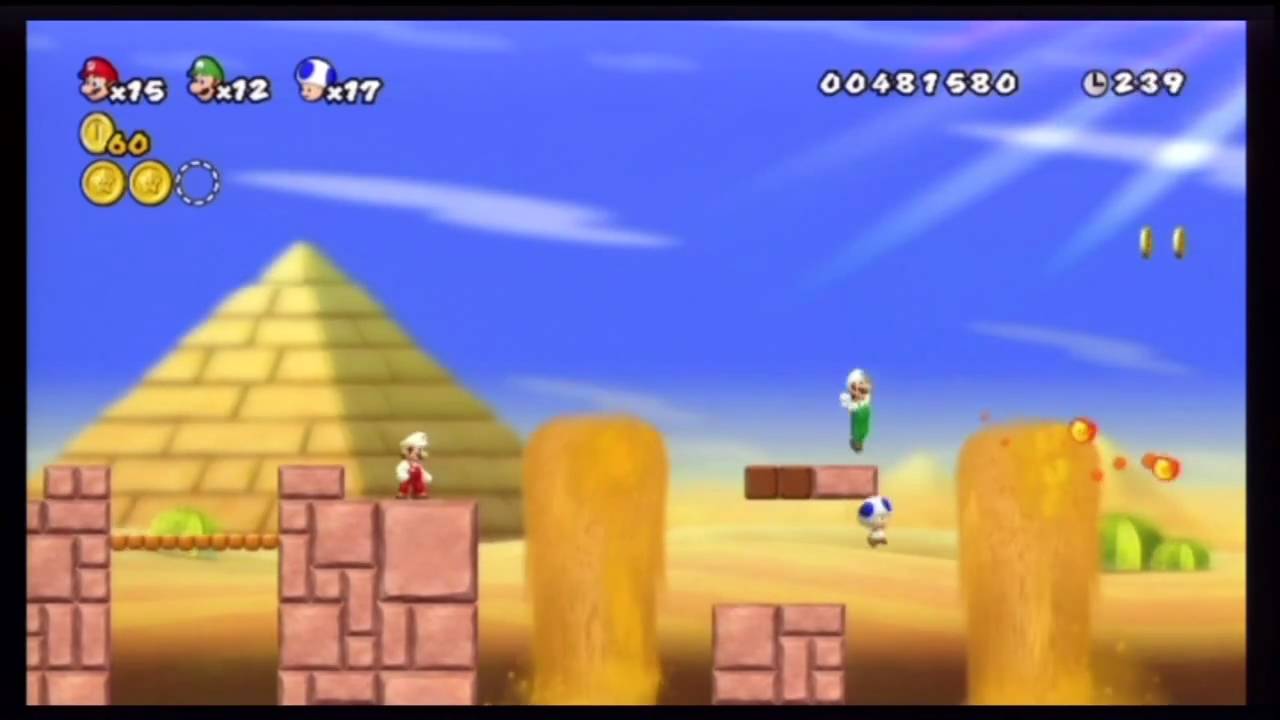 New Super Mario Bros Wii - World 2-1 - YouTube