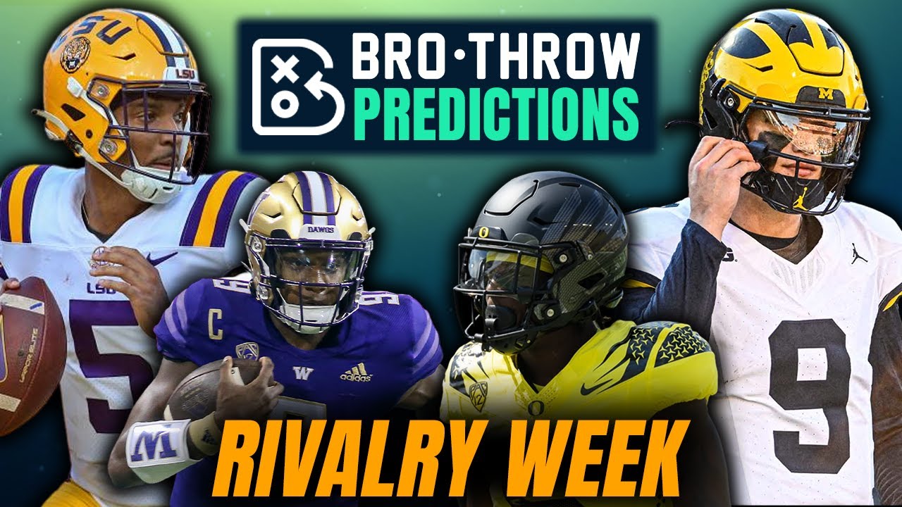 Best Bets for College Football Rivalry Games!; Ohio St. @ Michigan ...