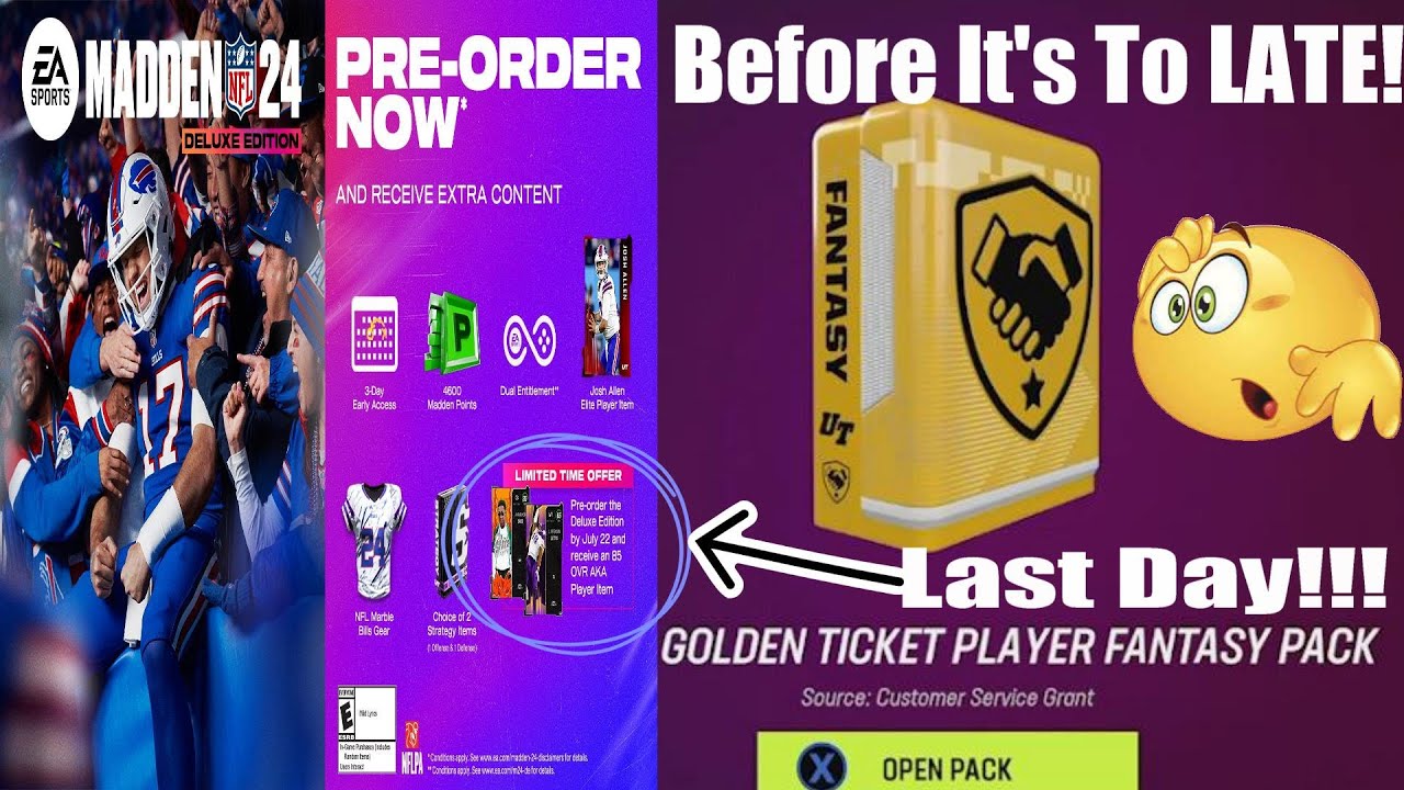 EA Gave Me My FREE 99 OVR GOLDEN TICKET!! Pre-Order NOW Before Its To ...