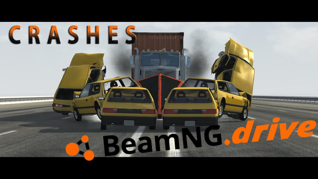 BeamNG Drive - Spectacular Crashes and Smashes #7 - YouTube