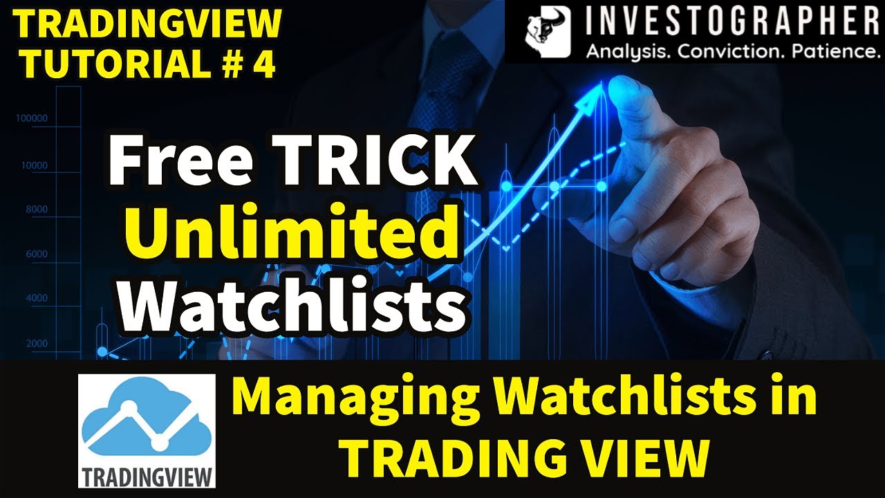 How to Manage Watchlists ? | Trading View Tutorial | Investographer ...