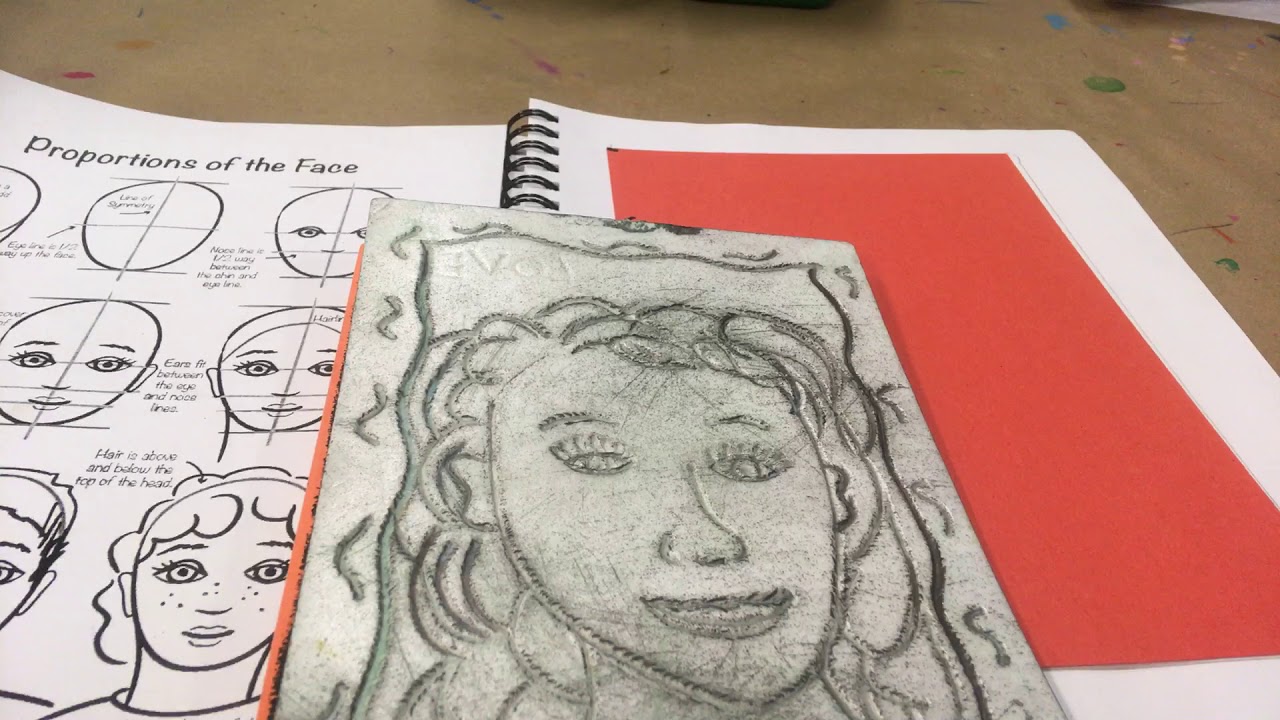 Self Portrait Print rough draft - YouTube