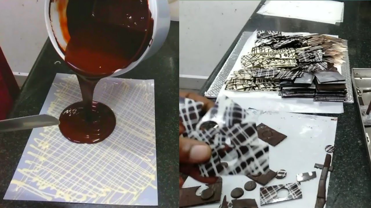 Part 3 Chocolate Garnish Recipe Chocolate Garnish Flower All Types ...