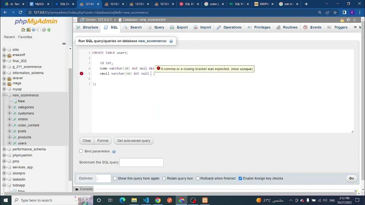 Database - MySQL Course - ERD #46 | Constrains - YouTube