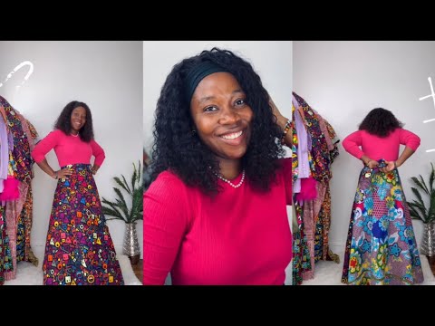 EASY WAY TO MAKE A REVERSIBLE FLARE SKIRT | DIY | BEGINNER FRIENDLY | EASY SEW | LONG SKIRT