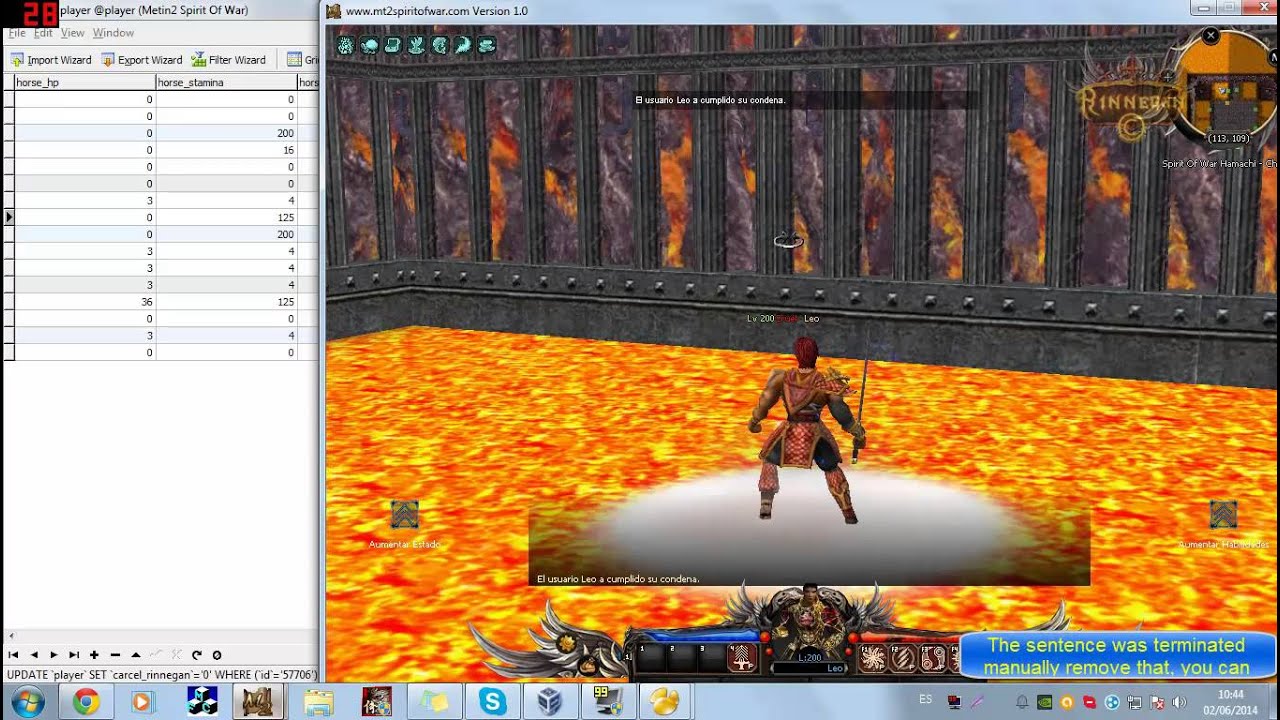 Metin2 Spirit Of War - New system jail - YouTube