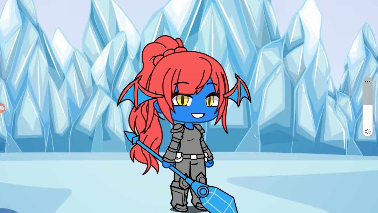 making undyne in undertale in gacha life - YouTube