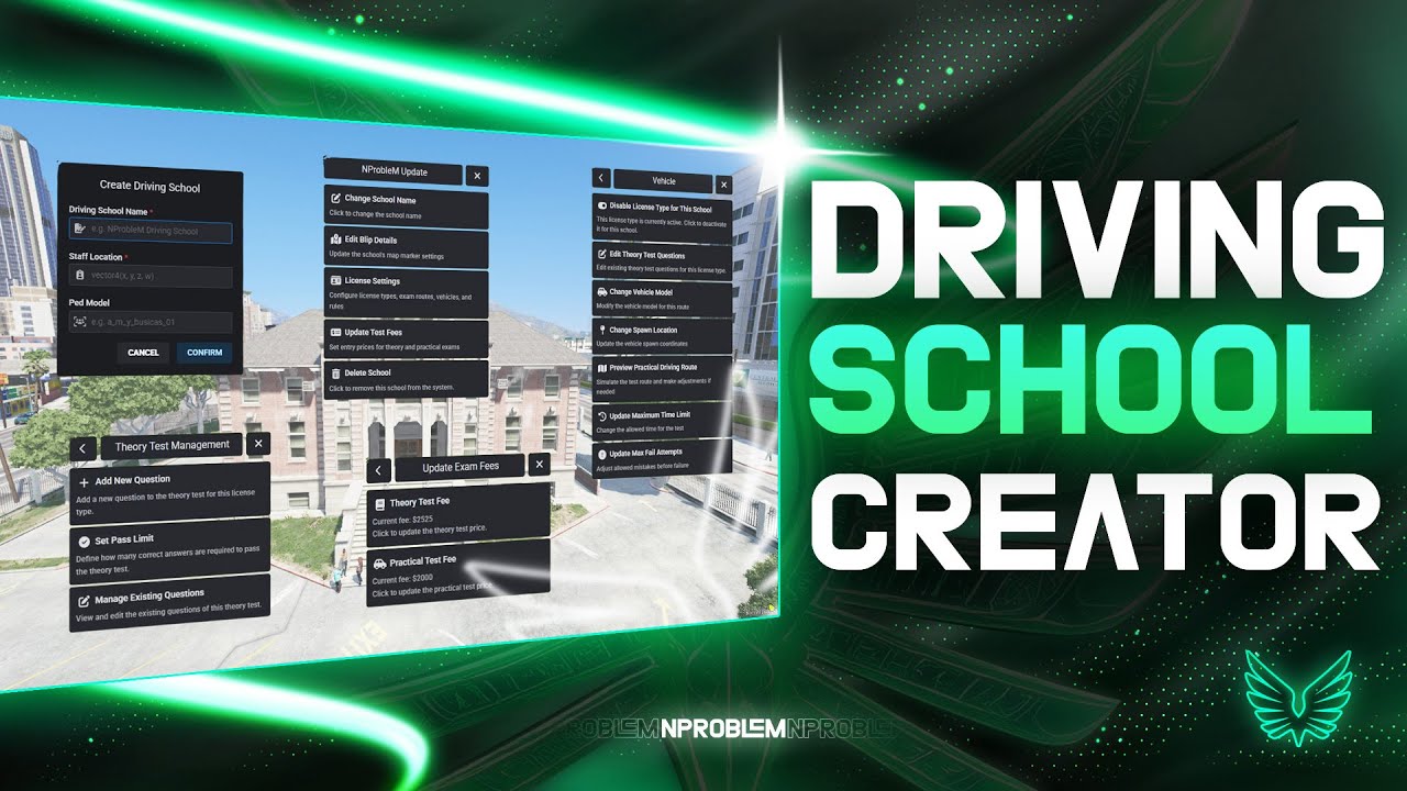 Fivem Driving School Creator ( Expanded 6 License Types Support ...