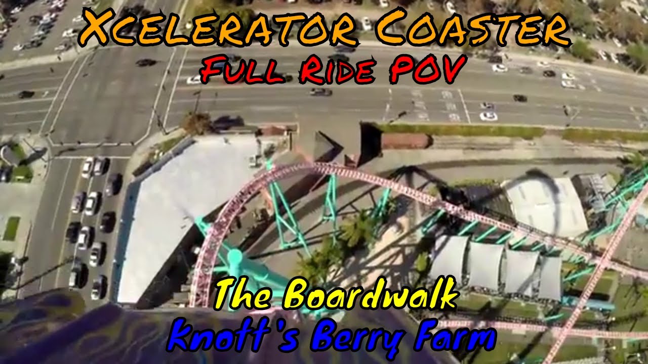 Xcelerator Coaster POV at Knott's Berry Farm - YouTube