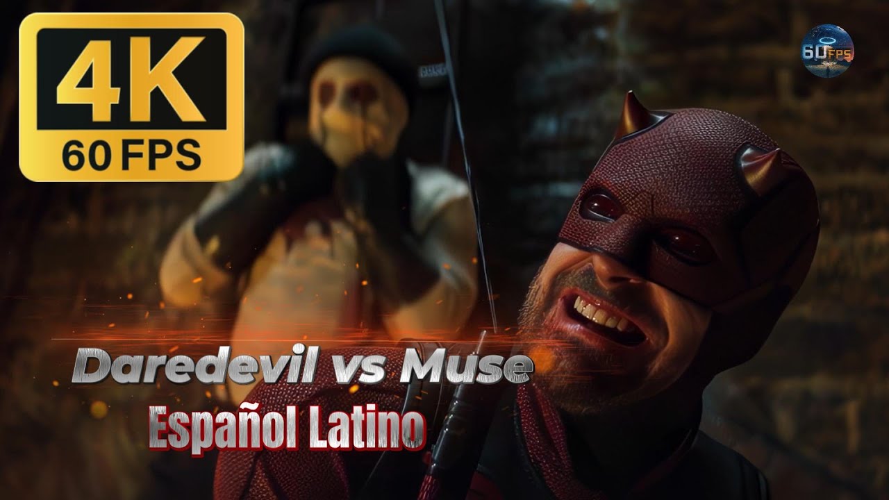 Daredevil vs Muse | 4K 60FPS | Daredevil Born Again - Español Latino ...