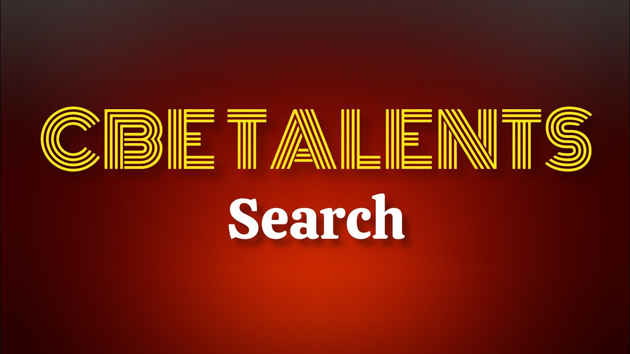UNI TALENTS: CBE TALENT SEARCH - YouTube