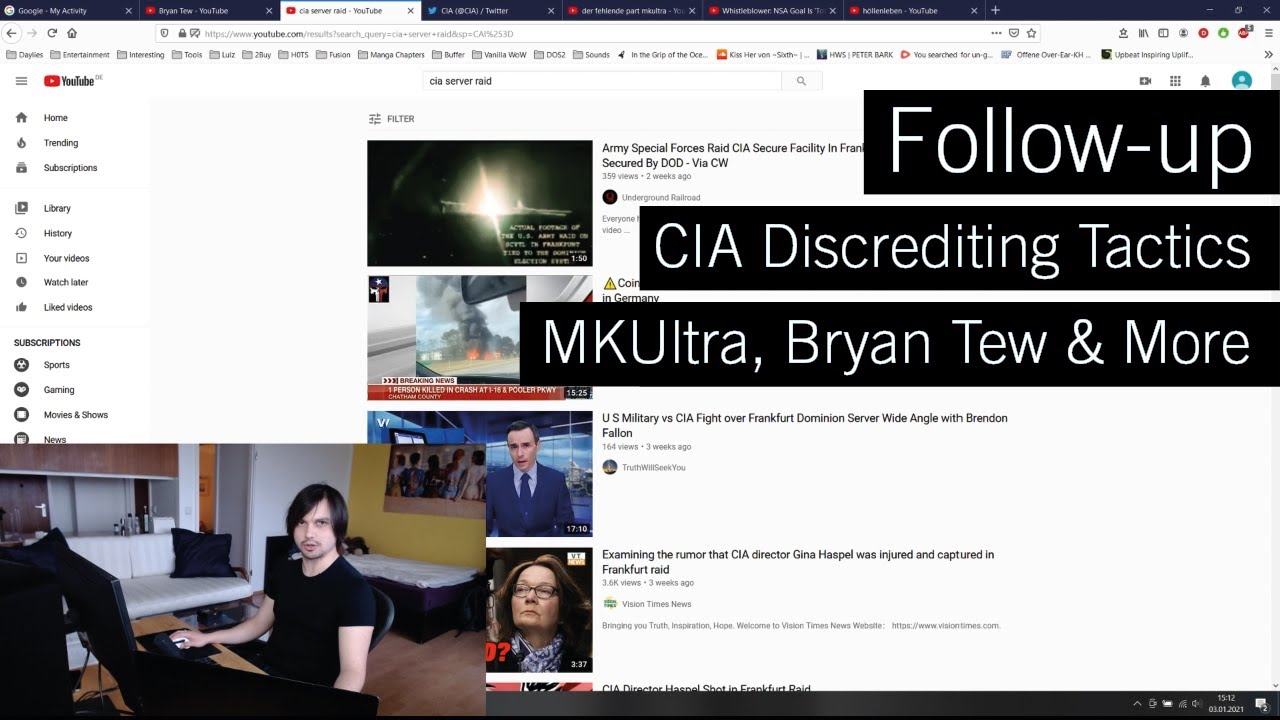 Follow-up: CIA Discrediting Tactics, MKUltra, Bryan Tew and Recruitment ...